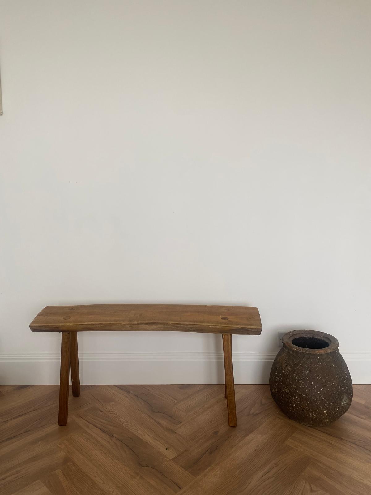 Long wooden bench – Aesthete Label